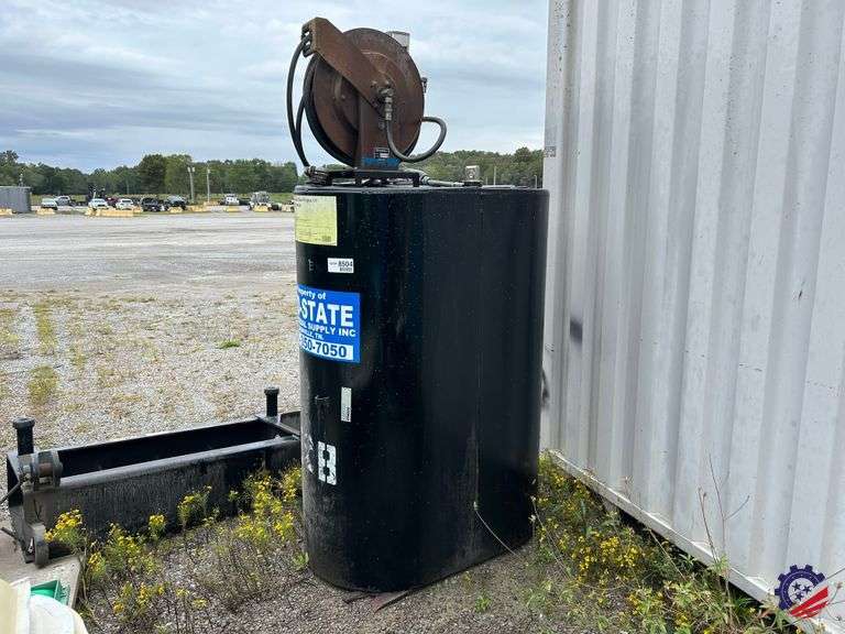2009 Portable Oil Tank with Hose Reel - TriStar Auction Group