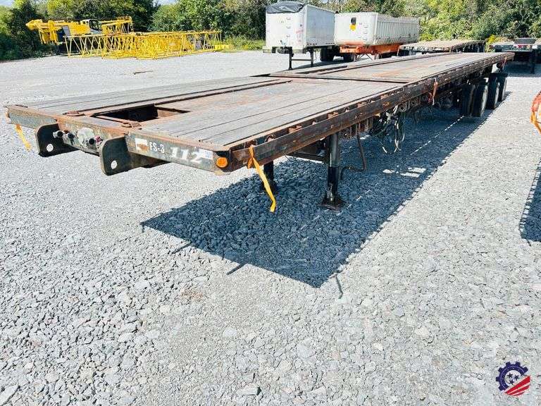 2006 MANAC 12353A02 Tri-Axle 53ft-115ft Stretch Flatbed Trailer ...
