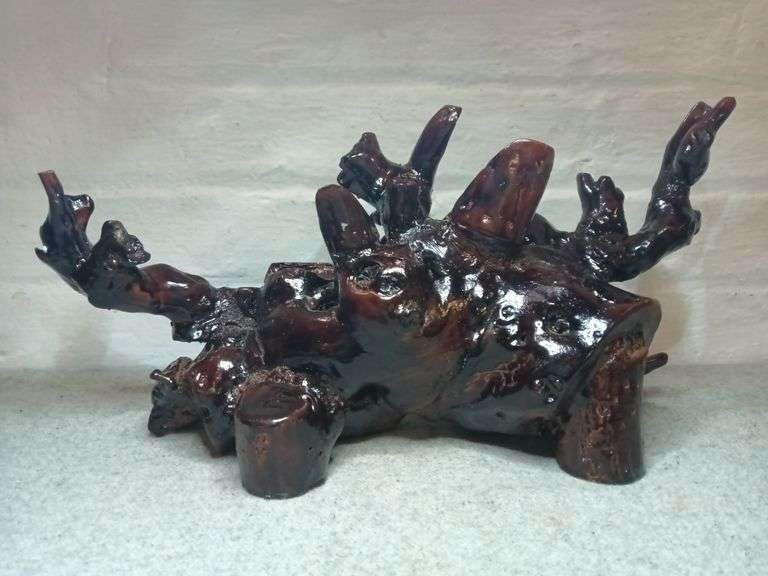 Chinese Tree Root Display Stand - Tullochs Auctions