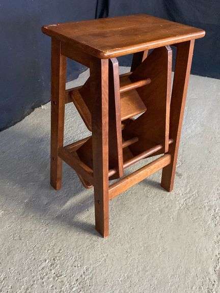 Timber Step Stool - Tullochs Auctions