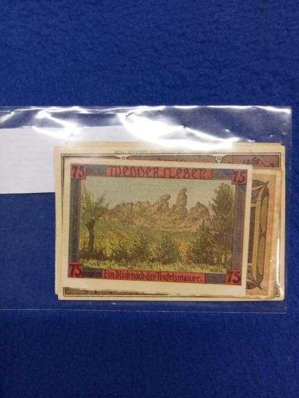 Collection of 1920s Germany Notgeld Banknotes. - Tullochs Auctions