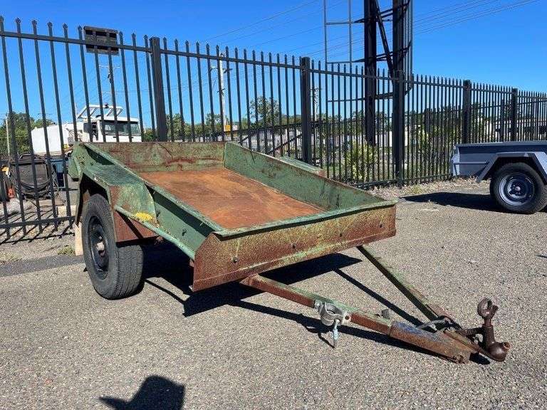 Green Single Axle Trailer (no jockey wheel) - TVAA Pty Ltd T/A Tomkins ...