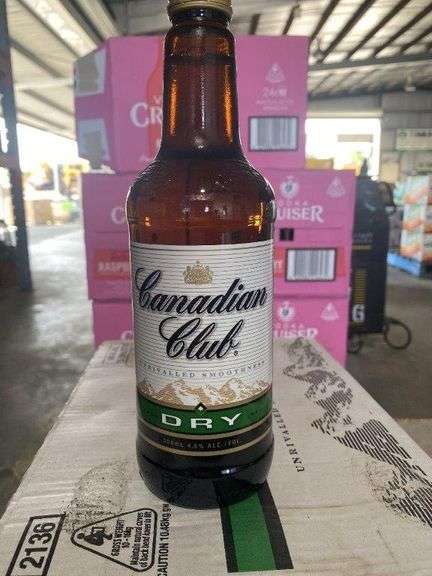 36x Bottles 500ml Canadian Club Dry - TVAA Pty Ltd T/A Tomkins Valuers ...