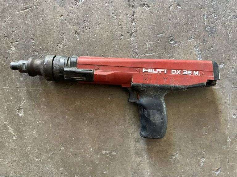 Hilti DX36m Nail Gun - TVAA Pty Ltd T/A Tomkins Valuers & Auctioneers