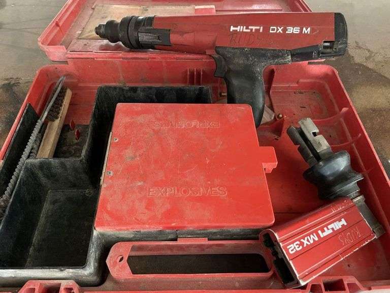 Hilti DX36m Nail Gun - TVAA Pty Ltd T/A Tomkins Valuers & Auctioneers