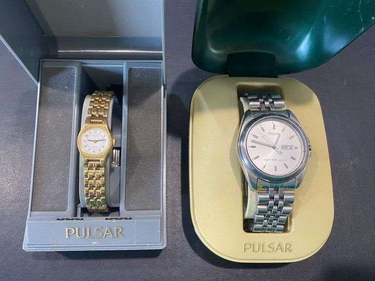 1x Ladies Pulsar Watch and 1x Mens Pulsar Watch - TVAA Pty Ltd T/A ...