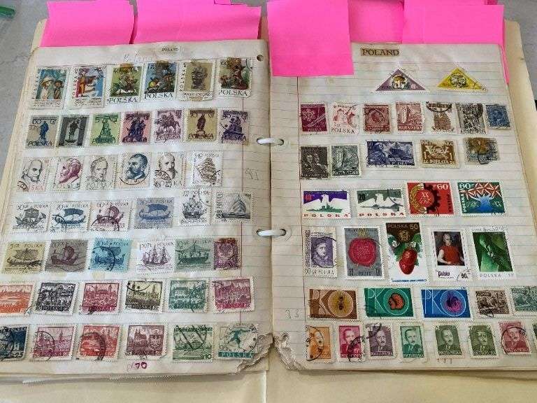 Folder of World Stamp Collection - Including 1800's - TVAA Pty Ltd T/A ...