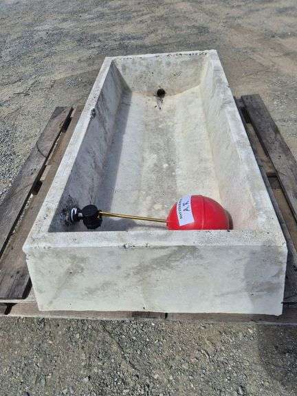 Small Livestock Concrete Trough & Float - 540x1120x250mmH - TVAA Pty ...