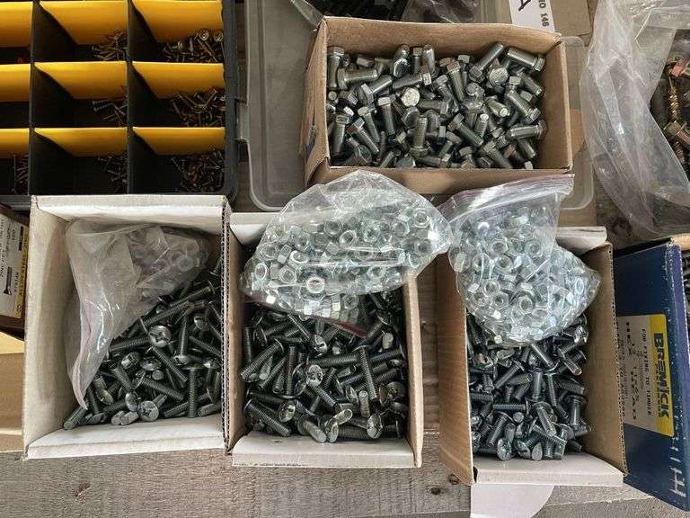 Pallet Assorted Screw and Bolts - TVAA Pty Ltd T/A Tomkins Valuers ...