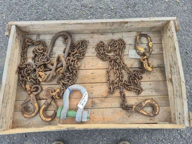2 Drop plus 1 Drop Lifting Chains & D Shackle - TVAA Pty Ltd T/A ...