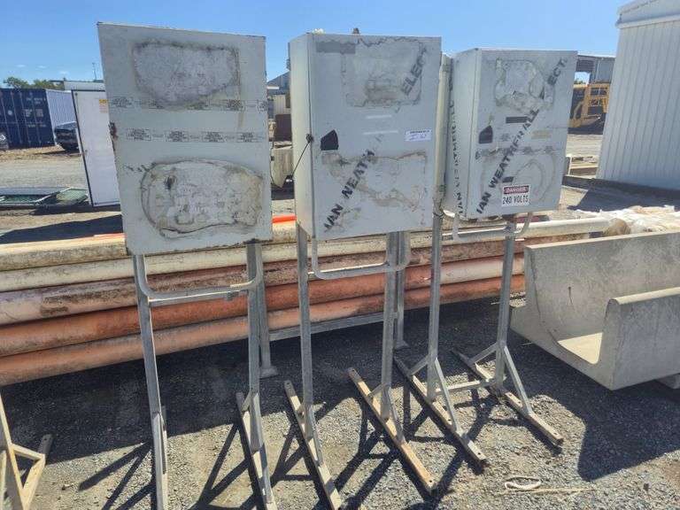 3x Temporary Switch Boards on Stands - TVAA Pty Ltd T/A Tomkins Valuers ...