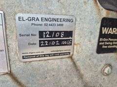 EL-GRA 50 Fencing Post Drill Driver and Spare Auger - TVAA Pty Ltd T/A ...