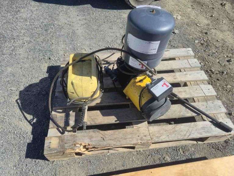 Electric Karcher 300 Pressure Washer and Davey Pressure Pump - TVAA Pty ...