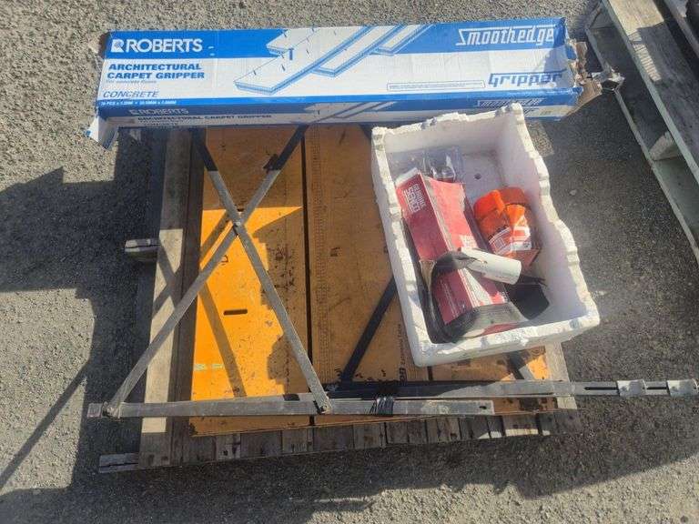 Triton Extension Work Bench, Qty of Architectural Carpet Grippers ...