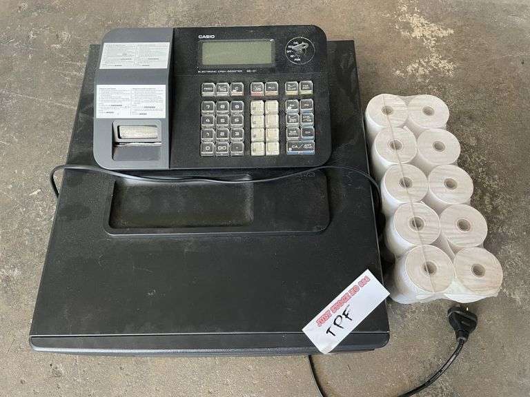 Casio Cash Register - TVAA Pty Ltd T/A Tomkins Valuers & Auctioneers
