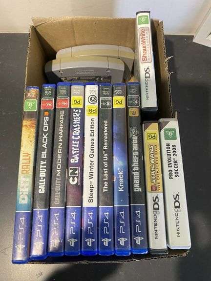 Box of Playstation 4 Games & Nintendo DS Games - TVAA Pty Ltd T/A ...