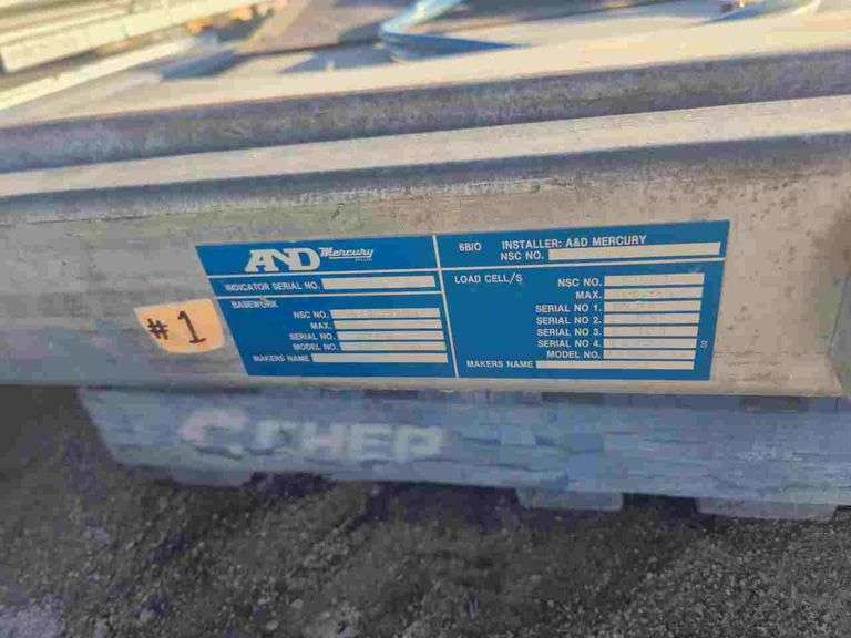 Nuweigh 3T Platform Scale Base Plate - TVAA Pty Ltd T/A Tomkins Valuers ...