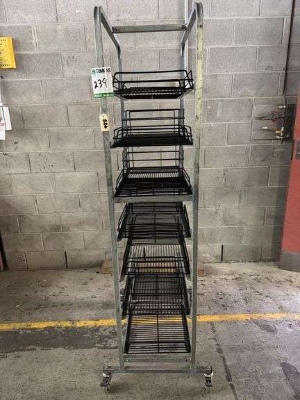 Black 7x Tier Kitchen Trolley - TVAA Pty Ltd T/A Tomkins Valuers ...