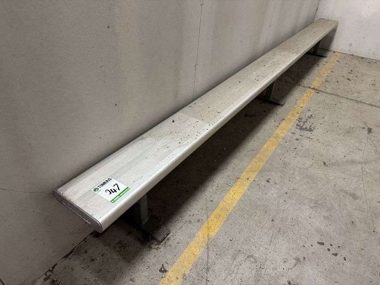 1x Aluminium Bench Seat - TVAA Pty Ltd T/A Tomkins Valuers & Auctioneers