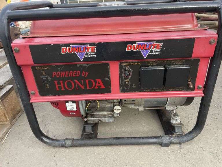 Dunlite Generator - TVAA Pty Ltd T/A Tomkins Valuers & Auctioneers