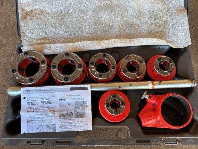 Rigid Pipe Threader Kit 1/2" - 2" - TVAA Pty Ltd T/A Tomkins Valuers ...