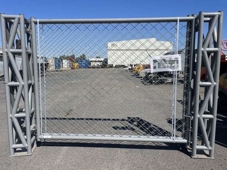 18ft Double Mesh Gate - TVAA Pty Ltd T/A Tomkins Valuers & Auctioneers