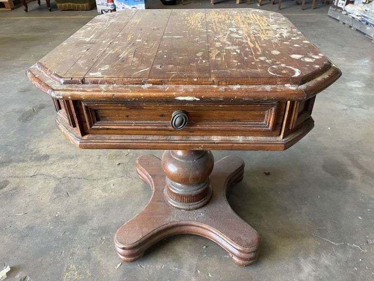 Small Square Table - 650x650mm - TVAA Pty Ltd T/A Tomkins Valuers & Auctioneers