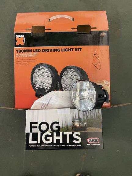 180mm LED Driving Light Kit & Fog Lights - TVAA Pty Ltd T/A Tomkins ...