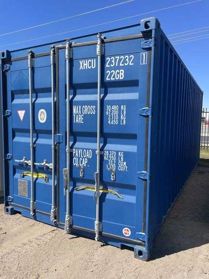 2022 Blue 20' Shipping Container - XHCU2372321 - TVAA Pty Ltd T/A ...