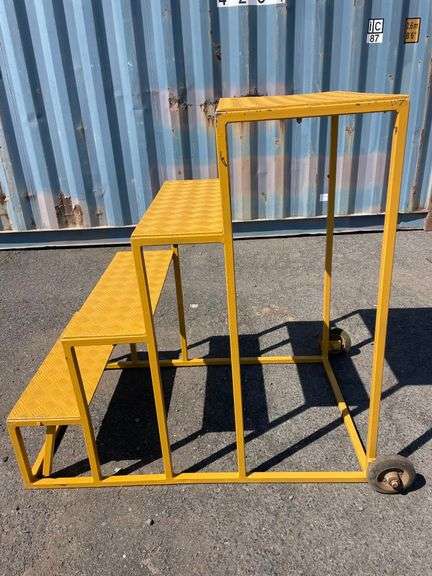 Steel Access Steps - TVAA Pty Ltd T/A Tomkins Valuers & Auctioneers