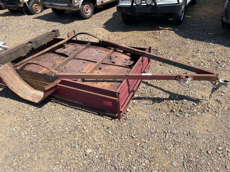 Single Axle Trailer Frame - Rust - TVAA Pty Ltd T/A Tomkins Valuers ...