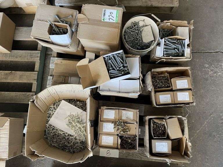 Pallet Assorted Screws and Nylon Knockins - TVAA Pty Ltd T/A Tomkins ...
