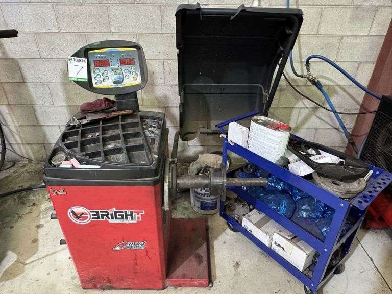 Bright Smart CB66 Wheel Balancer and Trolley of Contents - TVAA Pty Ltd ...