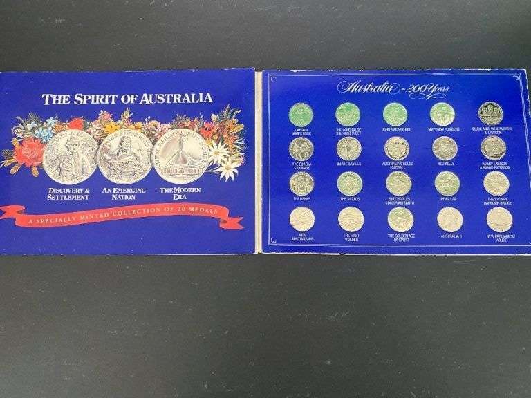 "The Spirit of Australia" Australia 200 Years Commemorative Medal ...