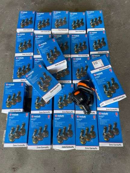 Pallet Unused UniSafe Zone Earmuffs - TVAA Pty Ltd T/A Tomkins Valuers ...