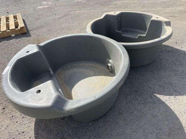2x 220Ltr Poly Trough - TVAA Pty Ltd T/A Tomkins Valuers & Auctioneers