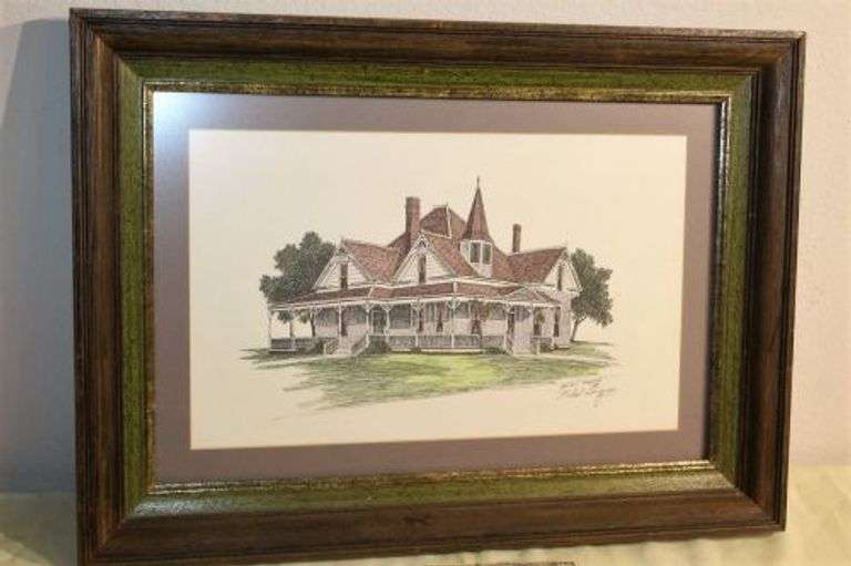 Beautiful vintage original pen and ink drawing by Texas artist Michael ...