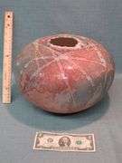 Tony Evans Signed Glazed Pottery Vase as shown - Texas Online Auction House