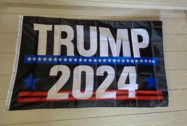 NIP 3X5 Flag. Trump 2024. ( 3B) - Texas Online Auction House