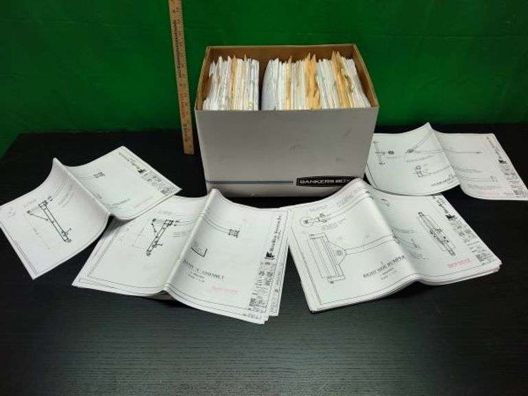 Large box of misc industrial device designs and more - Texas Online ...