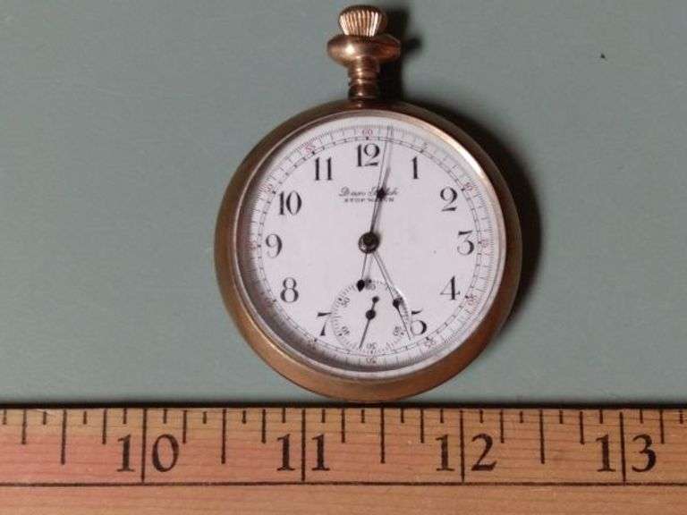 CIRCA 1906 DAN PATCH BRAND STOPWATCH TO TIME HORSES - gold-filled ...