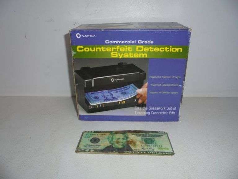Commercial Grade Counterfeit Detection System. - Texas Online Auction House