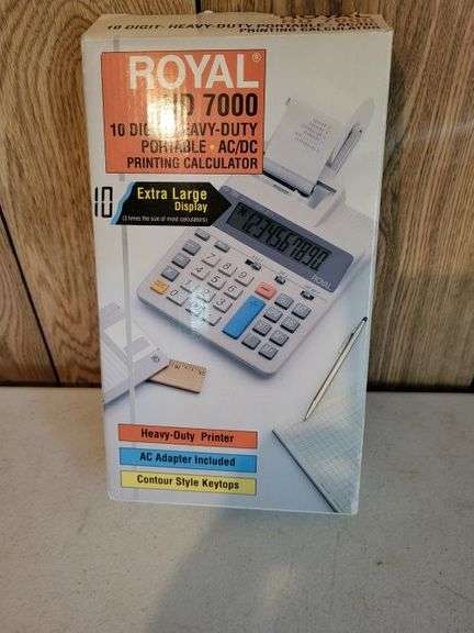 Royal HD 700 Large Display Calculator. ~ cash only ~ - Texas Online ...