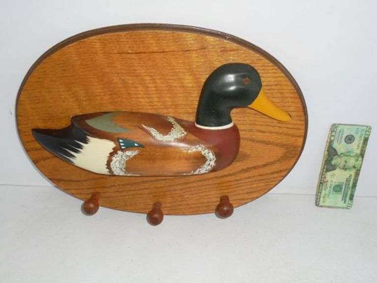 Wall mount, duck themed coat rack. - Texas Online Auction House