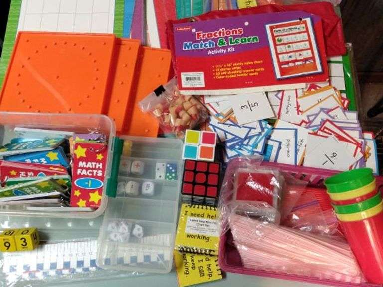 Large lot math related learning materials including Everyday Counts ...