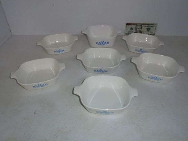 7 Piece CORNING WARE Made in the U.S.A. set. - Texas Online Auction House