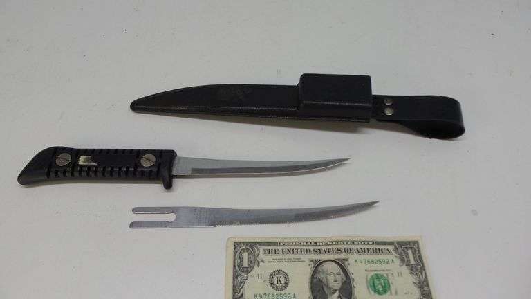 Filet Knife w/Interchangeable Blades & Sheath! (1B) - Texas Online ...