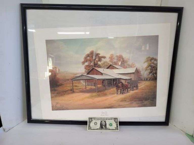 Framed Limited Ed. Print : “ Davis Gin” by Nelson Rhodes. See extra ...