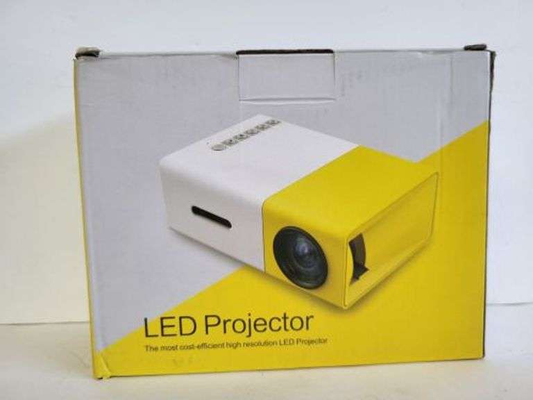 LED Projector. ~ cash only ~. (3D) - Texas Online Auction House