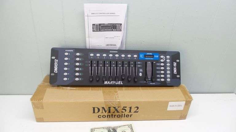 NEW DMX 512 Stage Lighting Controller! (BC) - Texas Online Auction House